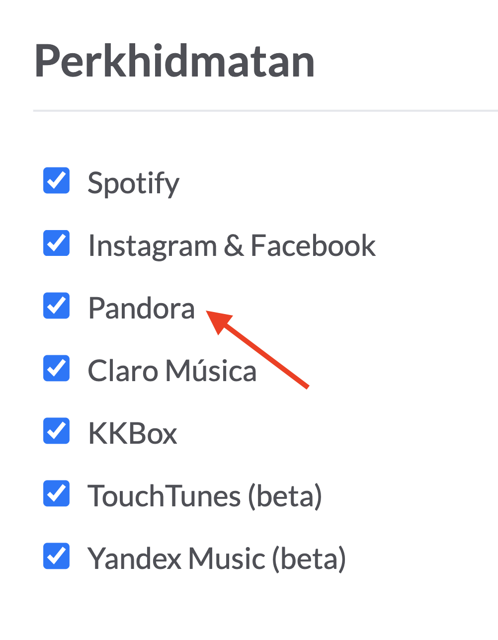 Bolehkah DistroKid Menghantar Muzik Saya ke Pandora? – Pusat Bantuan DistroKid