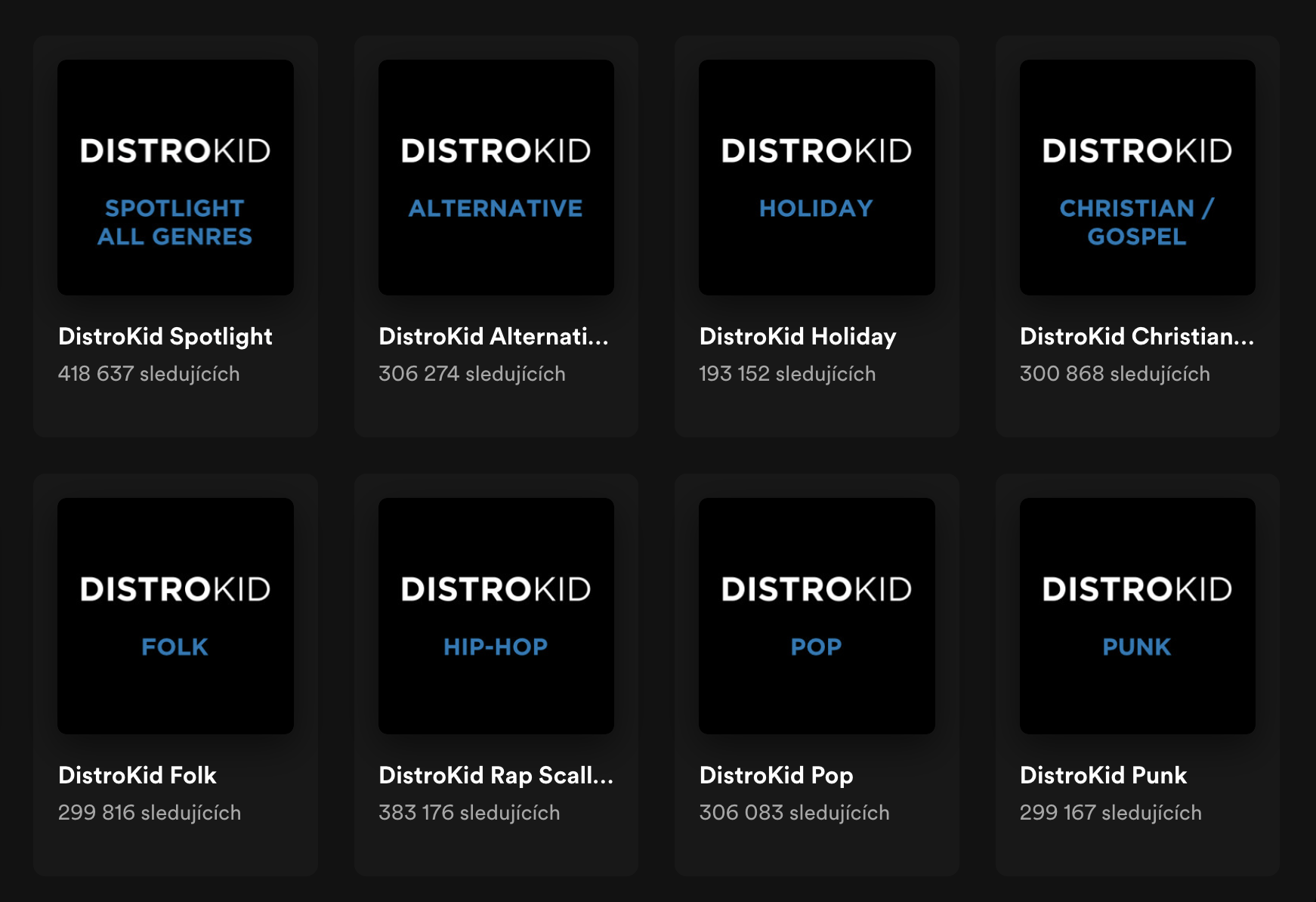 DistroKid Spotlight – Centrum nápovědy DistroKid