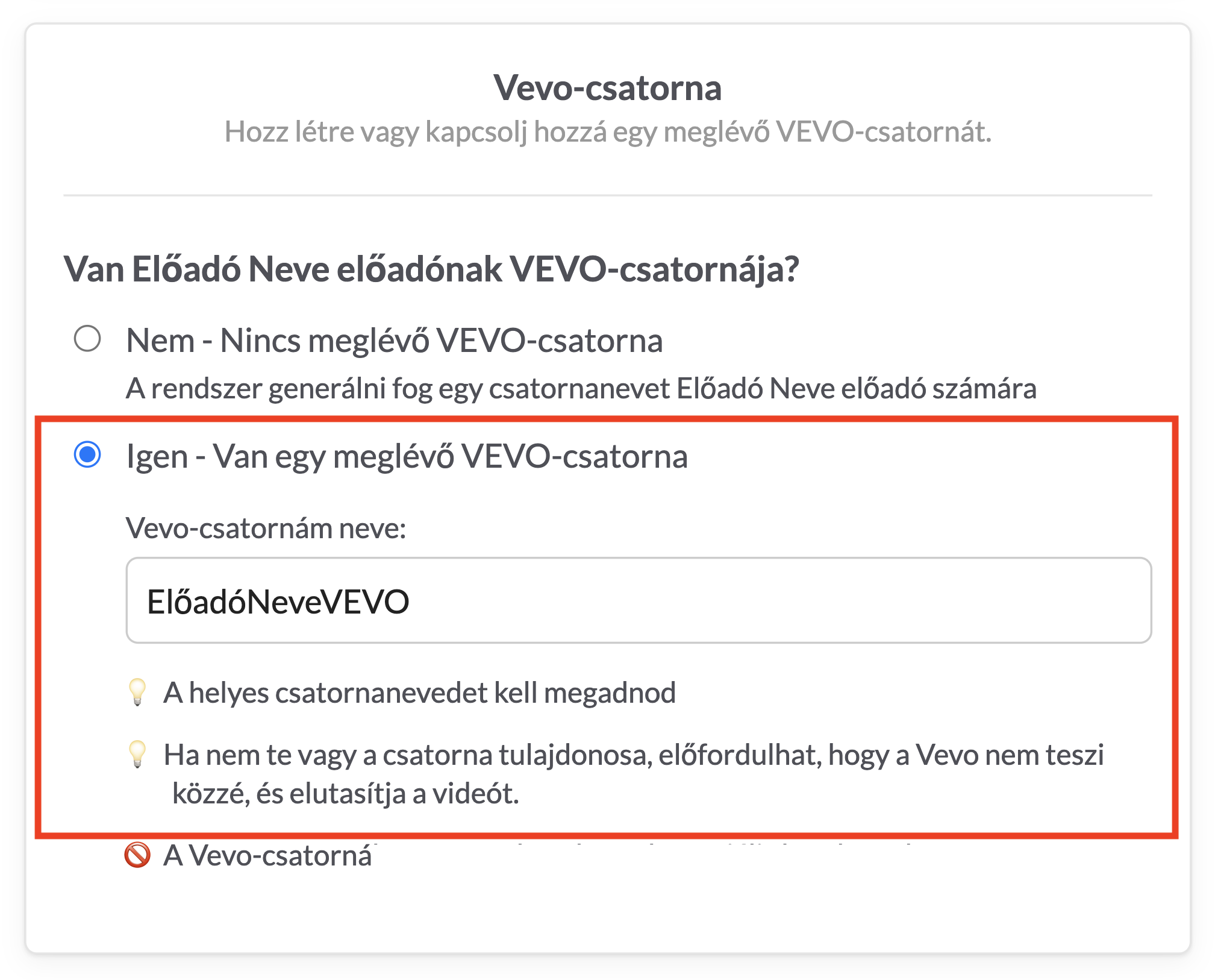 Vevo-csatornanevek és feltérképezés a DistroViden keresztül – DistroKid ...